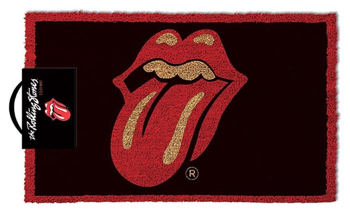 The Rolling Stones Felpudo Tongue and Lips Logo - Bixoto.com