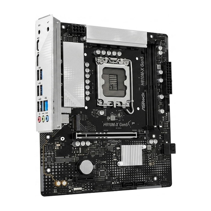 ASRock H810M-X GEN5 DDR5 Placa Base Intel S1851 90-MXBU90-A0UAYZ retail ...