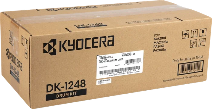 Kyocera DK-1248 Unidad de tambor negro 10.000 páginas 1702Y80NL0 ...