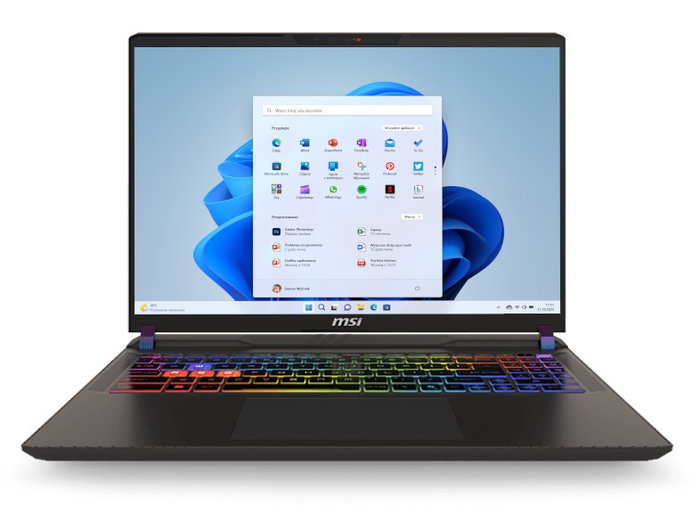 MSI Vector 16 HX AI A2XWHG-256PL - Ultra 7 255HX - 16" 16:10 QHD+ 240Hz ...
