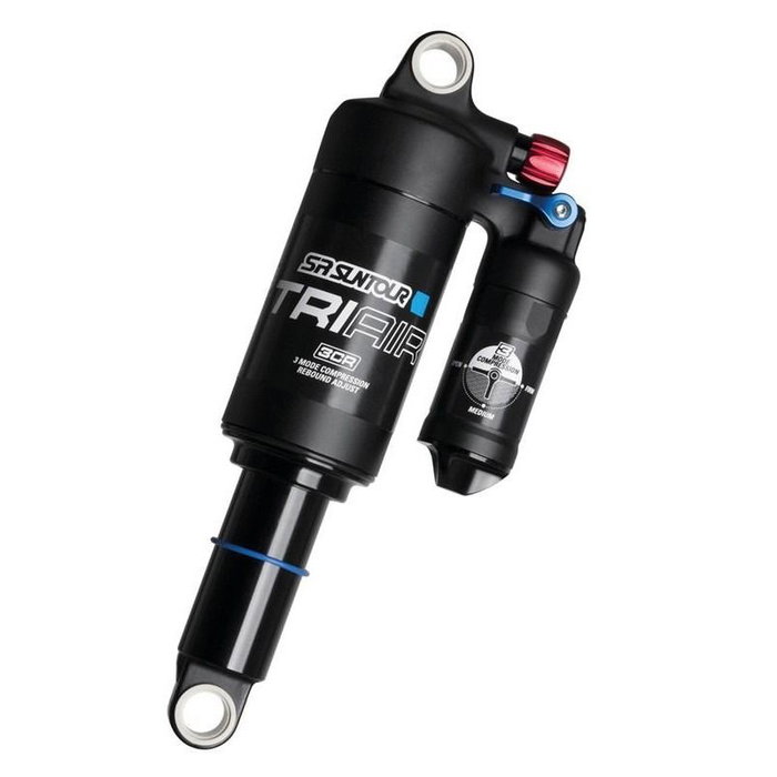 SR Suntour Amortiguador RS18 TRIAIR 3CR 200mm Aire Aluminio Ajustable ...