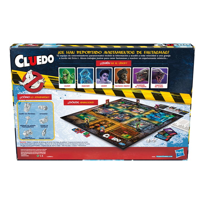Cluedo E9564 Juego de Mesa Ghostbusters: El Misterio de los Fantasmas ...