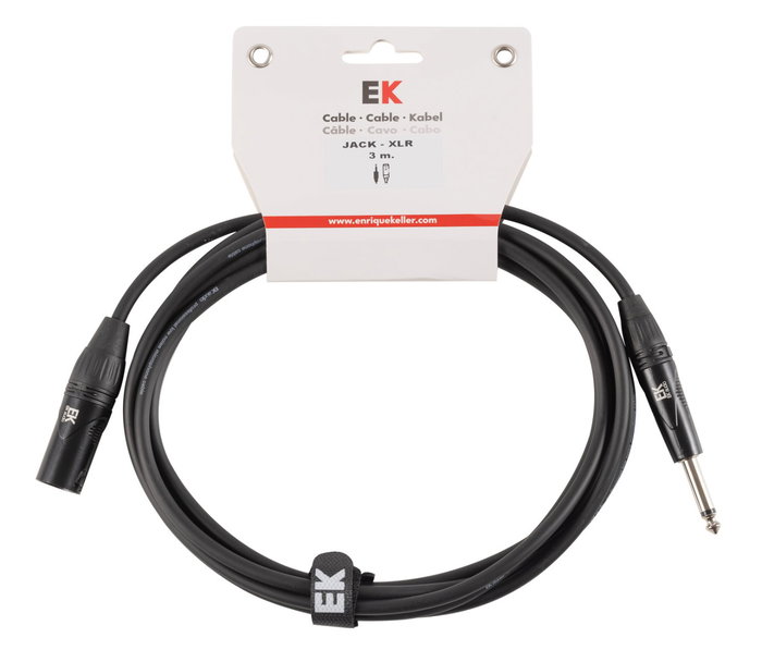 Cable Ek Audio para Micrófono Jack - Xlr Macho 3M - Bixoto.com