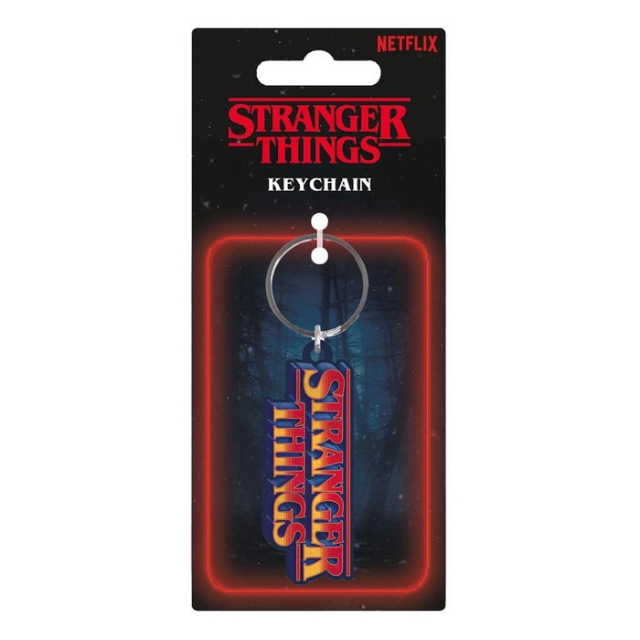 Stranger Things Llavero caucho Retro Logo 6 cm - Bixoto.com