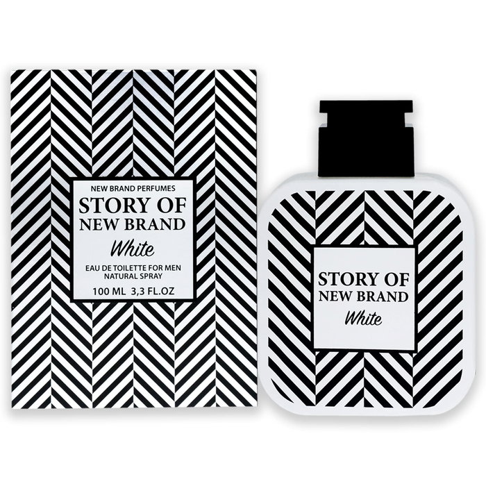 Story Of New Brand White, Eau De Toilette, For Men, 100 ml - Bixoto.com