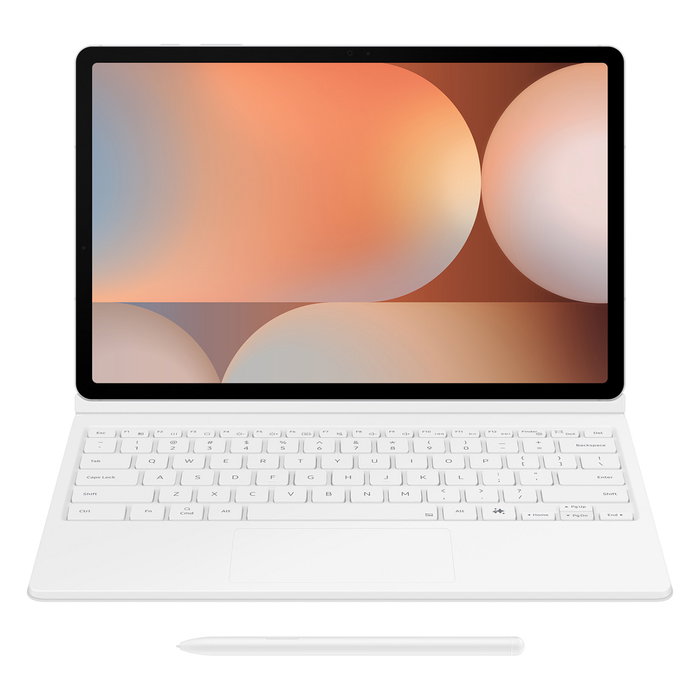 Samsung Teclado Book Cover para Galaxy Tab S10+/S9+/S9 FE+ (Blanco ...