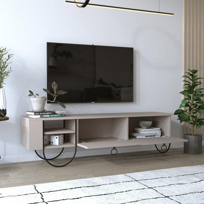 Hanah Home Norfolk Soporte de TV - Moca Claro - Bixoto.com