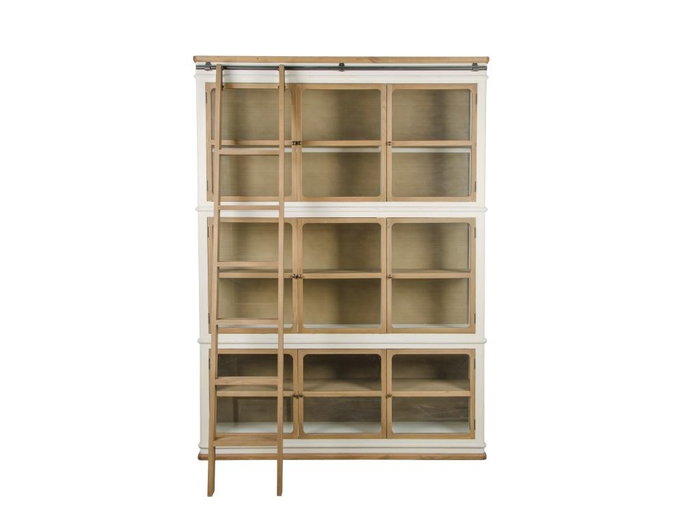 DKD Home Decor Vitrina Scandi 45 x 240 x 180 cm Madera y Cristal ...