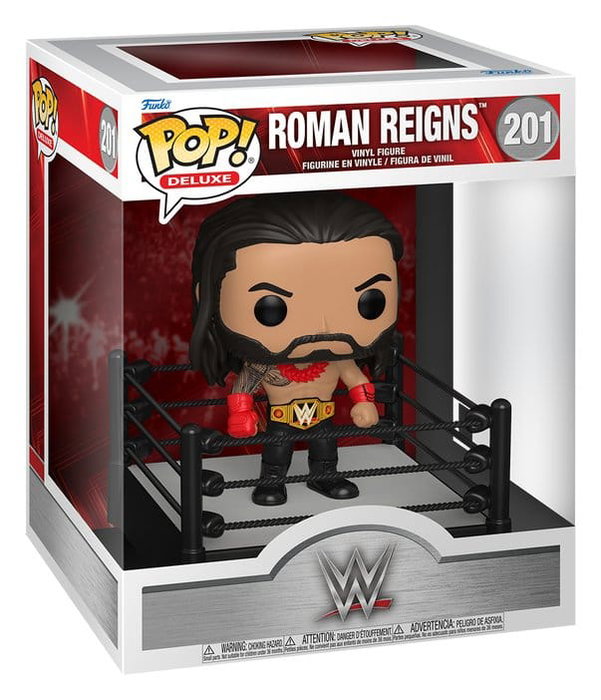 WWEPOP! Deluxe Vinyl Figura Roman Reigns in Ring 9 cm - Bixoto.com