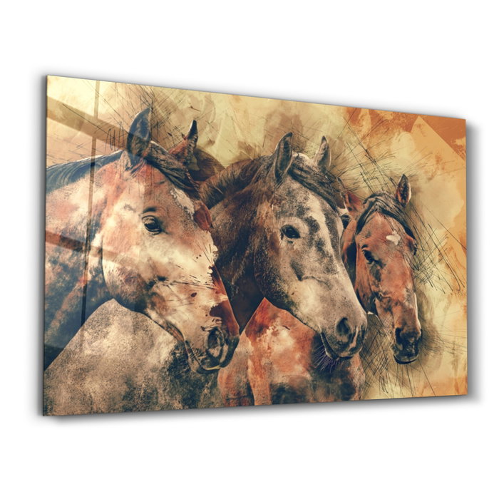 Wallity OGLS-3064 Pintura Decorativa de Vidrio Templado 46 x 72 cm ...