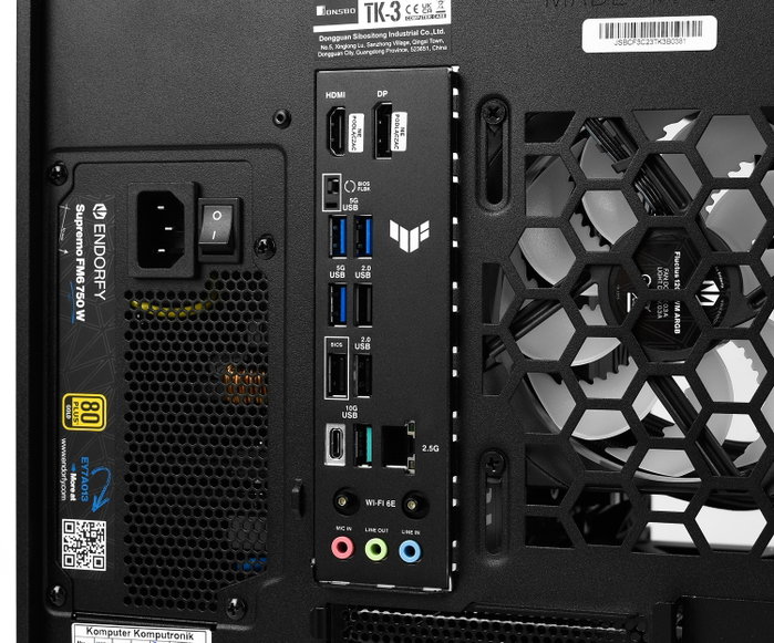 Komputronik Level UP N02 Ryzen 5 9600X RTX 5070 32GB 1TB SSD Windows 11 ...