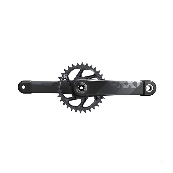 Sram XX1 Juego de bielas y plato carbono negro/gris 170mm 34T Direct ...