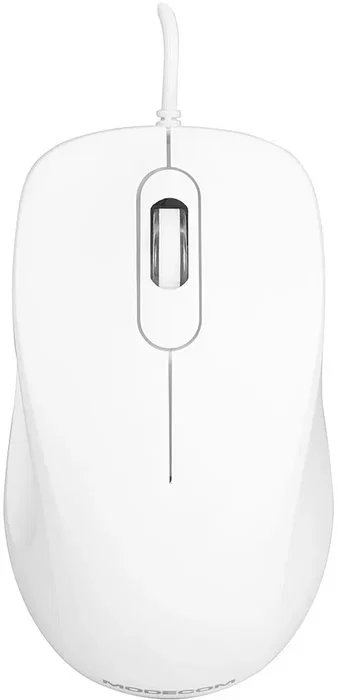 Modecom MC-M10 Ratón óptico con cable, 1000 DPI, color blanco - Bixoto.com