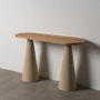 Consola Natural-Crema Dm-Metal 120 X 40 X 76 cm - Bixoto.com