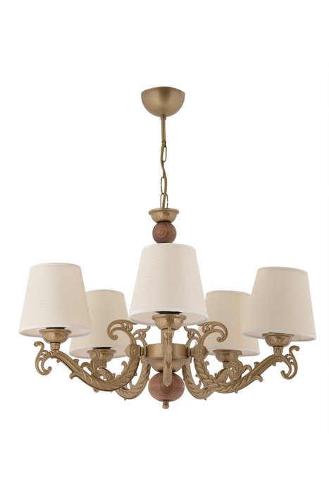 Opviq Lámpara de Metal Blanca, Dorada y Marrón Altura 65 cm Diámetro ...