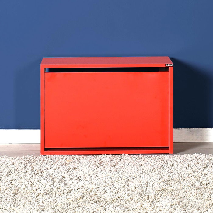 Hanah Home SHC-110-KK-1 Zapatero Rojo 60x42x30cm 100% Tablero de ...
