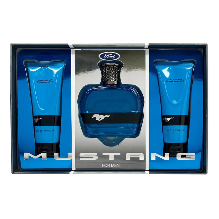 Set Ford: Mustang Blue, Eau De Toilette, For Men, 100 ml + Mustang Blue ...