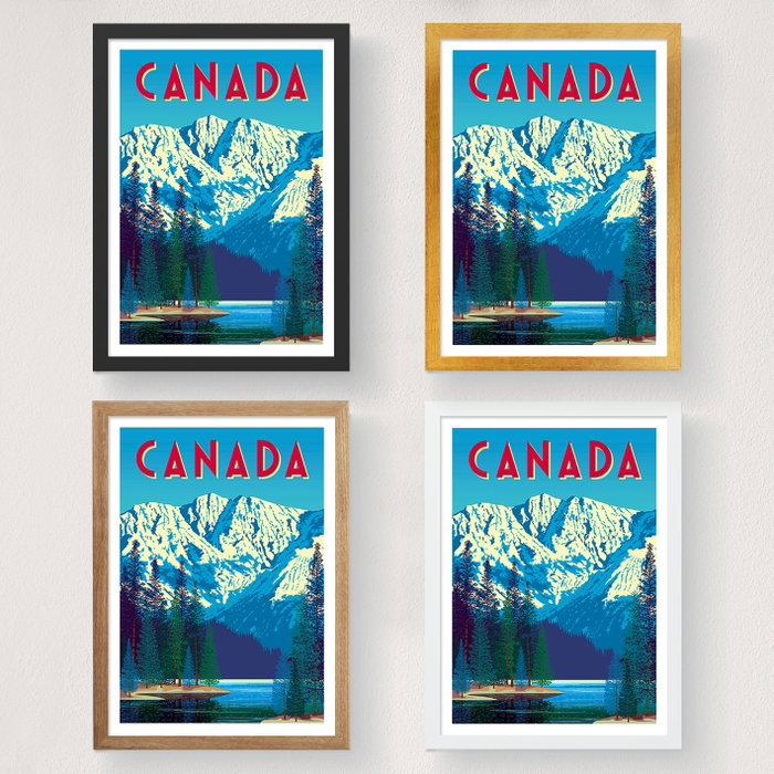 Wallity Poster A4 Canada - 1976 Tamaño 21 x 29.7 cm Acabado Mate ...