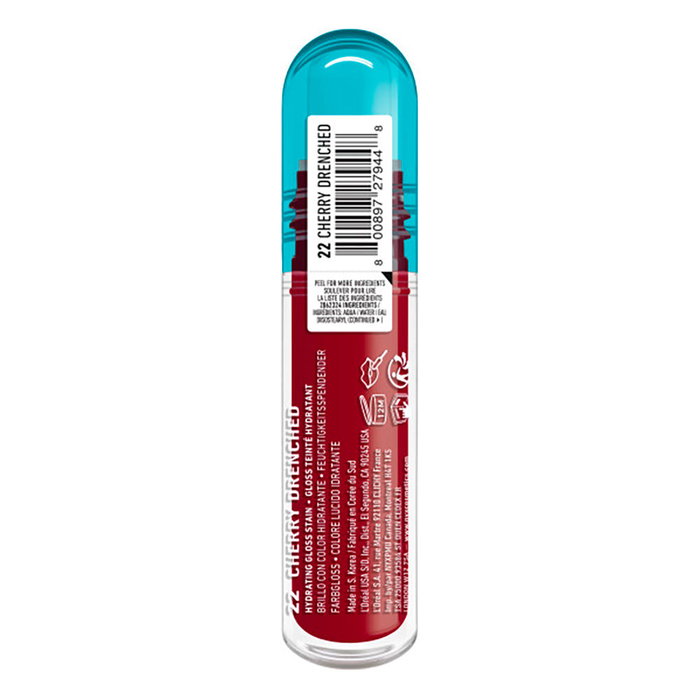 NYX Professional Makeup LIP IV Gloss Tinte Hidratante #Cherry Drenched ...