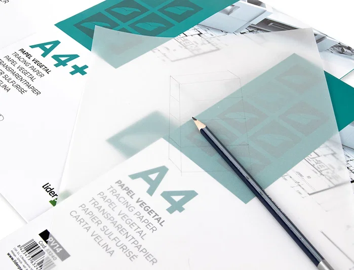 Liderpapel Papel Vegetal A3 70gr 297x420mm Sobre de 12 Hojas - Bixoto.com