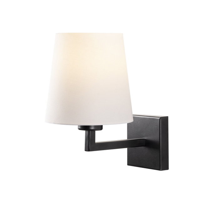 Opviq Lámpara de Pared 4659 Metal Tela Blanco y Negro - Bixoto.com