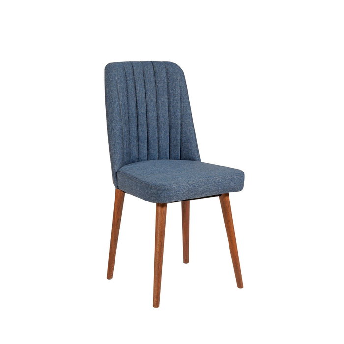 Hanah Home Conjunto Mesa y Sillas Extensibles 1048 - 3, Nogal y Azul ...