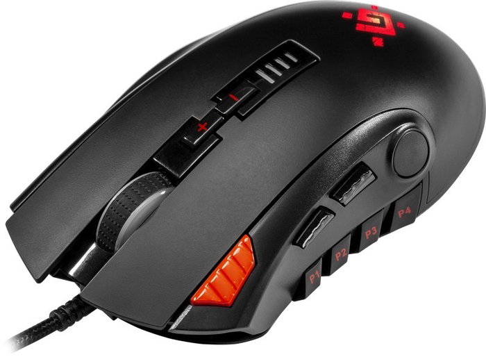 Defender GM-917 OVERSIDER Ratón Ergonómico para Gaming, Cable USB ...