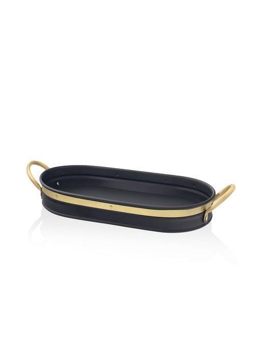 Hermia GLN0082 Bandeja Negra y Dorada 33 x 65 x 2 cm Galvanizado ...