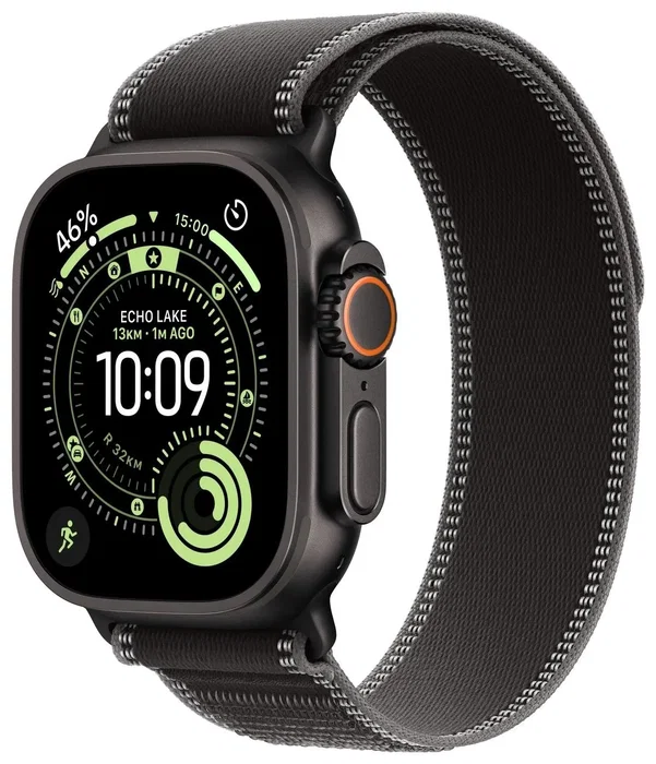 Apple Apple Watch Ultra 3 GPS + Cellular 49mm Black Titanium Case Black ...