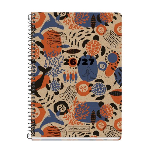 Agenda Escolar (2026-27) Miquelrius Recycled Espiral Tapa Extra Activa ...