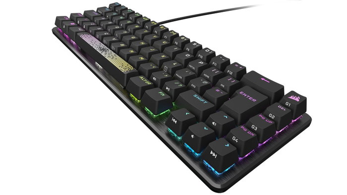 Corsair K65 Pro Mini Teclado Gaming Mecánico Óptico OPX 67 Teclas RGB ...