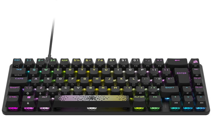 Corsair K65 Pro Mini Teclado Gaming Mecánico Óptico OPX 67 Teclas RGB ...