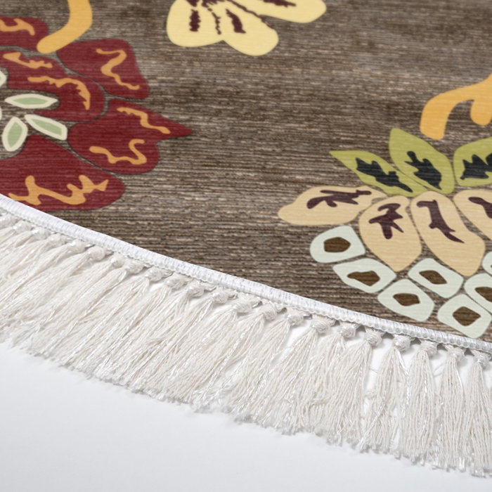 Conceptum Mu176 Alfombra de Poliamida, Color Café, 160 x 160 cm ...