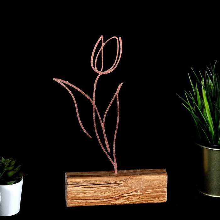 Aberto Design Objeto Decorativo de Bronce Metal 17x30x3.5cm - Bixoto.com