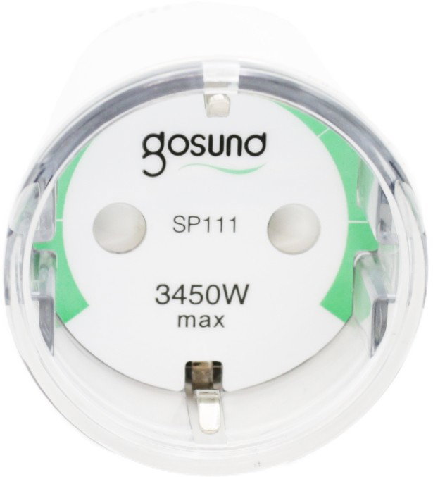 Gosund SP111 Enchufe WiFi Inteligente con Monitor de Consumo, 3450 W ...