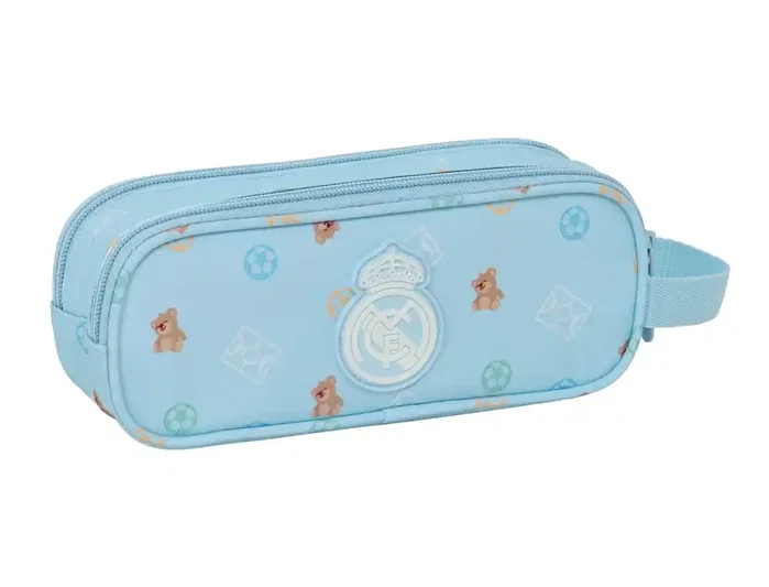 Safta Estuche Portatodo Doble - Colección Real Madrid Azul, Dimensiones ...