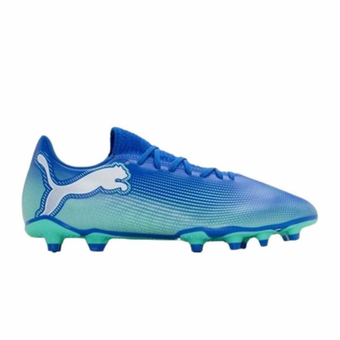 Botas de Fútbol para Adultos Puma Future 7 Play Mg Azul - Bixoto.com