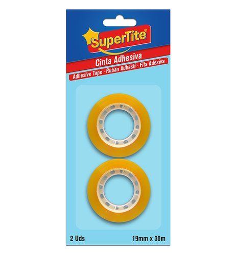 Cinta Adhesiva Supertite Caramelo Rollo 30X19 Blister De 2 (Set de 12 ...
