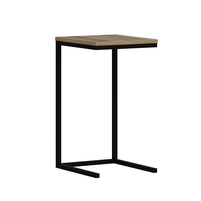 Hanah Home Mesa Auxiliar Nogal 35x65x40 cm Tablero de Partículas ...