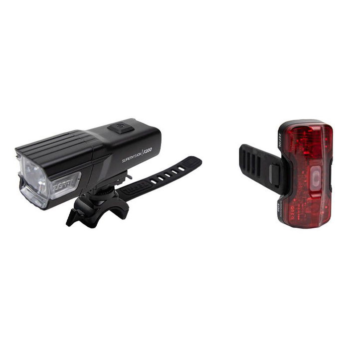 Juego de luces Zefal Vision F200 delantera + R150 trasera - Bixoto.com