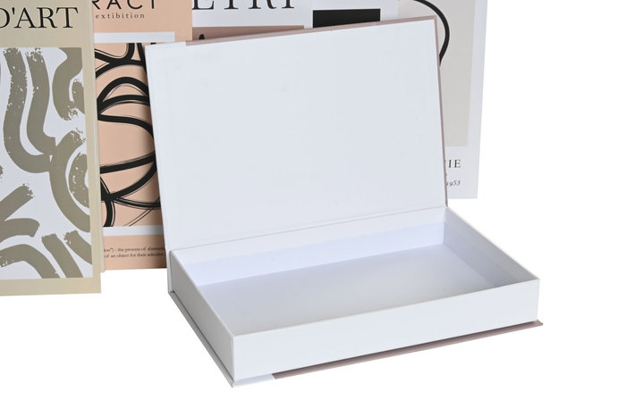 DKD Home Decor Caja Libro Basicos Multicolor 4.2 x 26.5 x 17 cm (6 ...