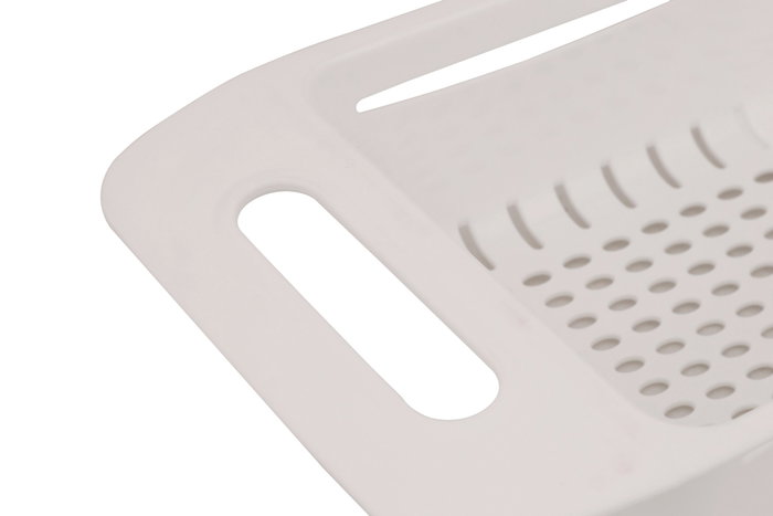 Hermia FT - 053 Colador de Plástico Blanco, Utensilio de Cocina para ...