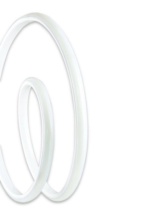 Opviq Lámpara de Araña White - Yellow Light LED 4000K Aluminio Blanco ...