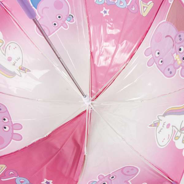 Peppa Pig Paraguas Manual para Niños 45 cm Color Rosa Claro Edad Mínima ...