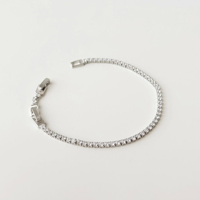 Heliophilia Silver Pulsera de Acero Inoxidable 316L Plateada Resistente ...
