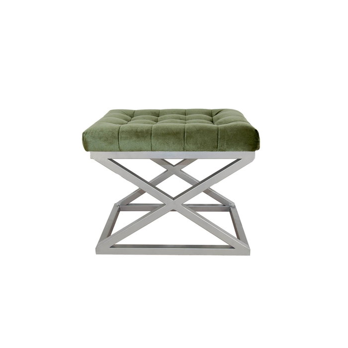 Atelier Del Sofa Puff Silver Fuchsia v2 - Bixoto.com