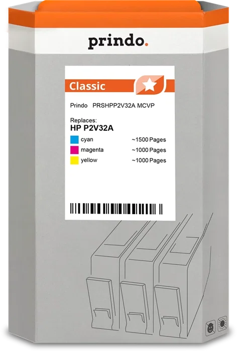 Prindo Classic Multipack Cian / Magenta / Amarillo ~3500 Páginas ...