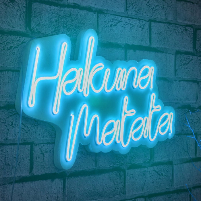 Wallity Iluminación LED Decorativa Plástico Hakuna Matata - Blue, Tira ...