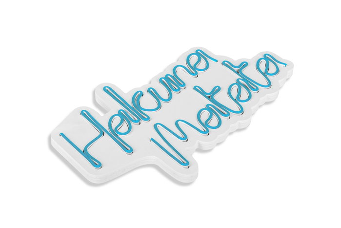 Wallity Iluminación LED Decorativa Plástico Hakuna Matata - Blue, Tira ...