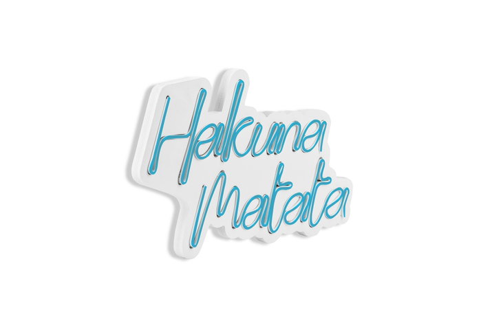 Wallity Iluminación LED Decorativa Plástico Hakuna Matata - Blue, Tira ...
